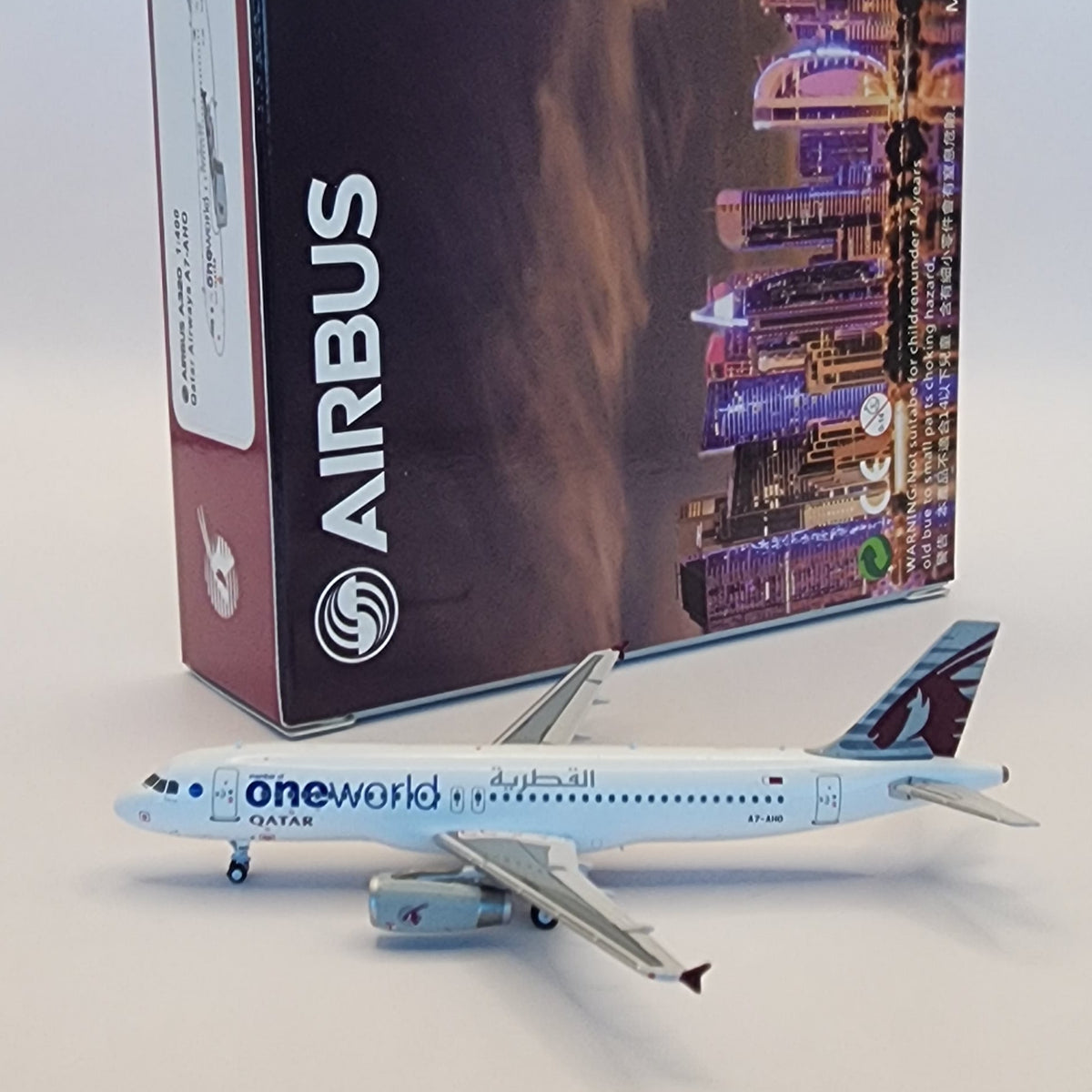 Panda Models 1/400 Qatar Airways A320-200 "OneWorld" A7-AHO – The ...