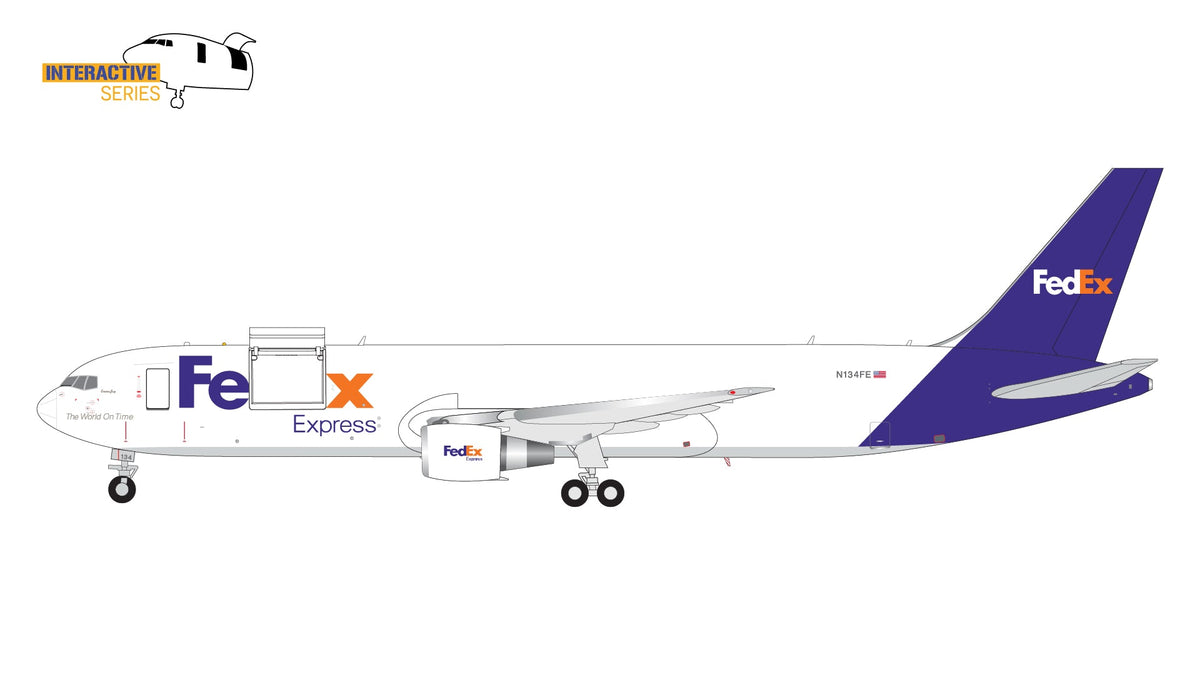 *1/200 FedEx Express B767-300ER(F) N134FE (Interactive Series) **NEW M ...