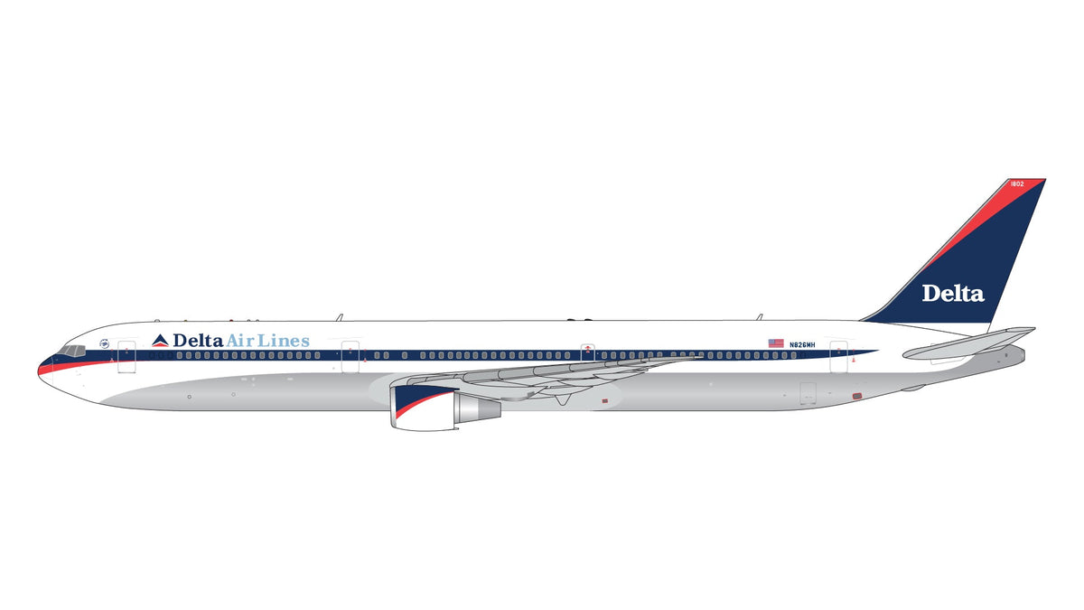 *1/400 Delta Airlines 767-400ER N826MH (interim livery) NEW MOULD Gemi ...