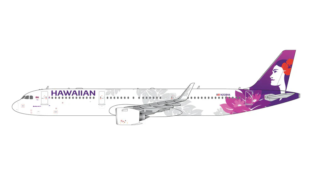 1:400 Gemini Jets GJHAL2302 Hawaiian Airlines A321neo N208HA – The ...