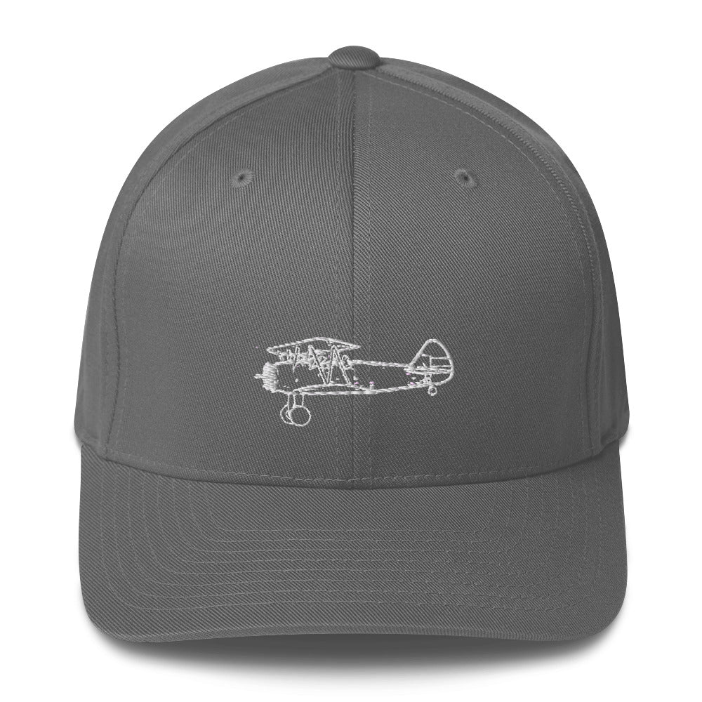 Stearman PT-17 Trainer Biplane Embroidered Hat – The Flying Shop