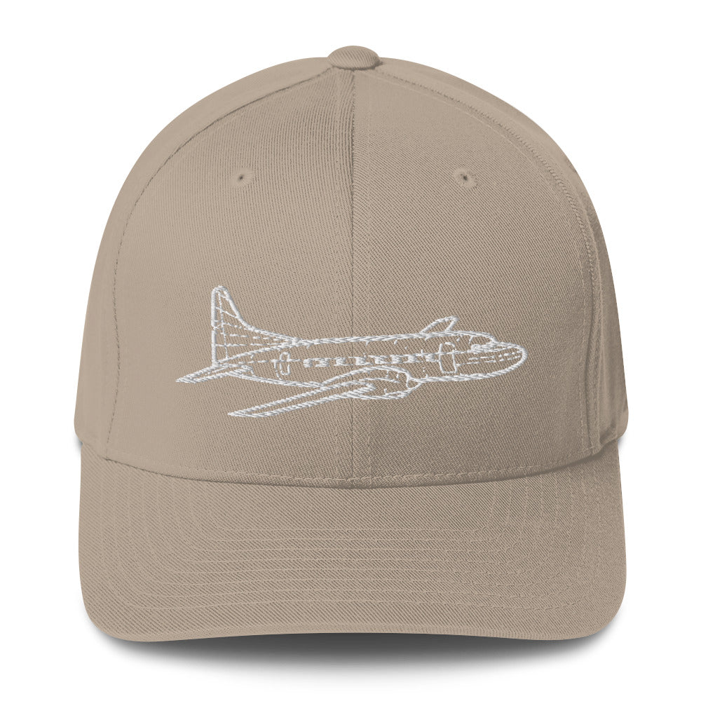 Convair 580 Turbo-Prop Airliner Embroidered Hat – The Flying Shop