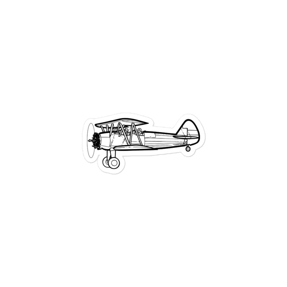Stearman PT-17 Trainer Biplane Stickers – The Flying Shop