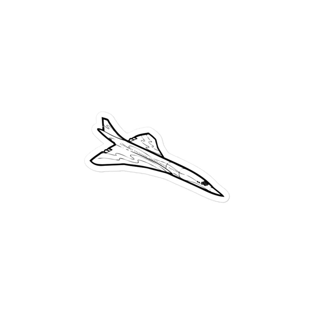 Concorde Supersonic Airliner Stickers – The Flying Shop