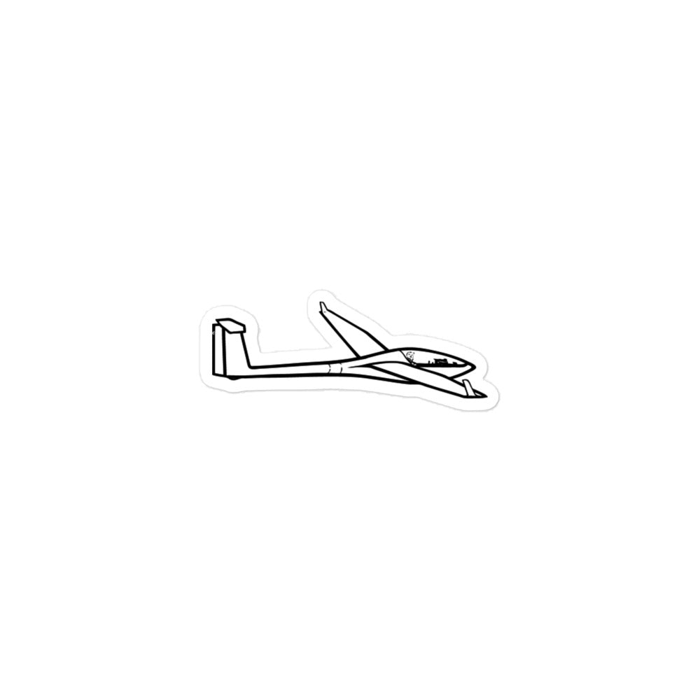 Glaser-Dirks DG-600 Glider Stickers – The Flying Shop