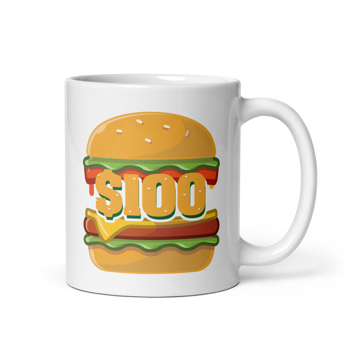 $100 Hamburger Mug – The Flying Shop